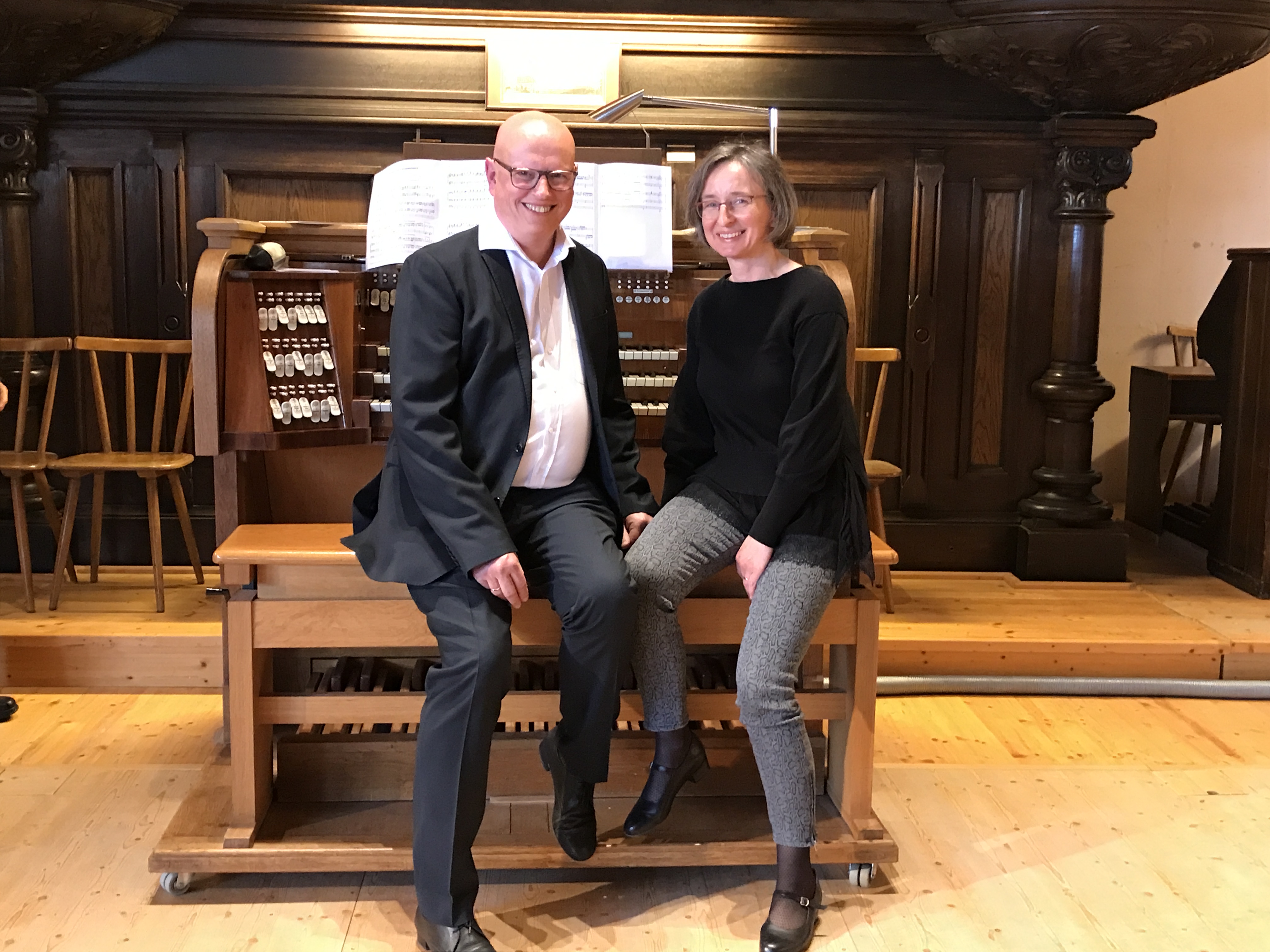 Barbara und Ulrich Theißen Pibernik: „Double Fantasy: Orgel vier plus vier"